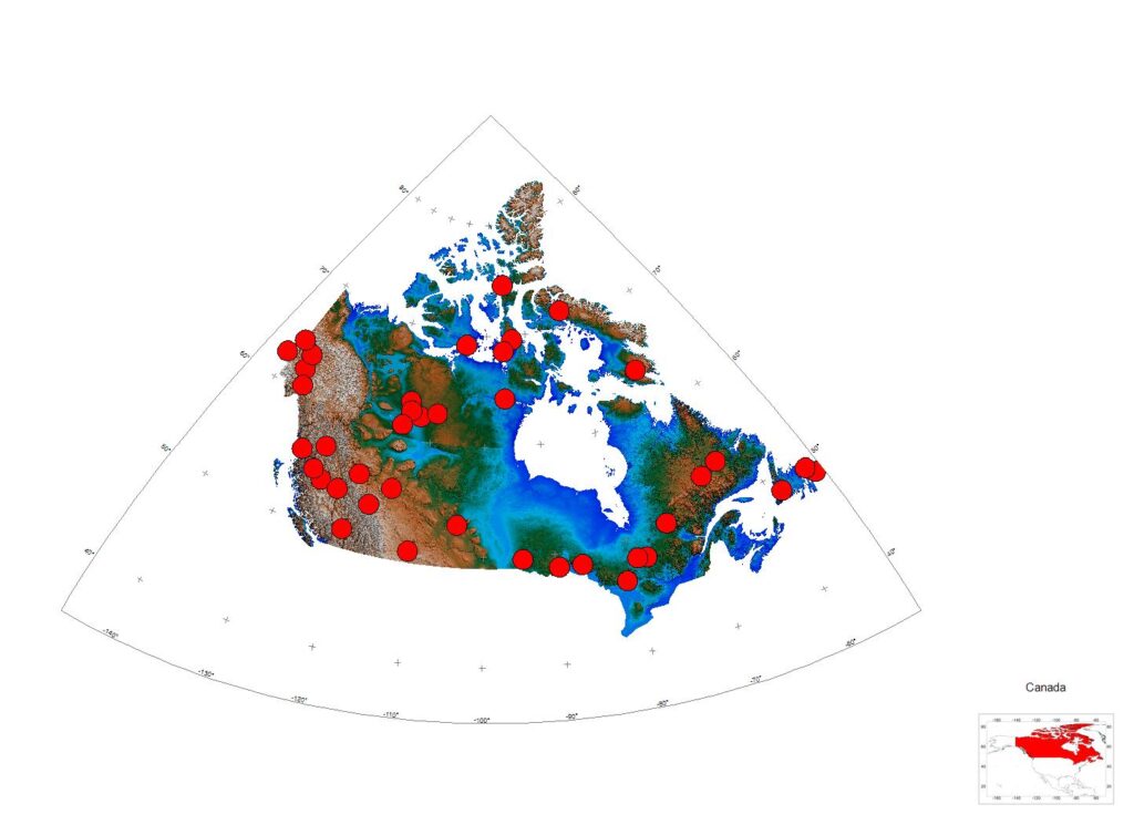 Canada Location - New-Sense Geophysics